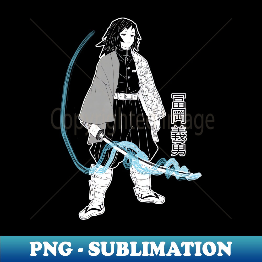 Giyu Tomioka Water Hashira - Artistic Sublimation Digital Fi | Inspire ...