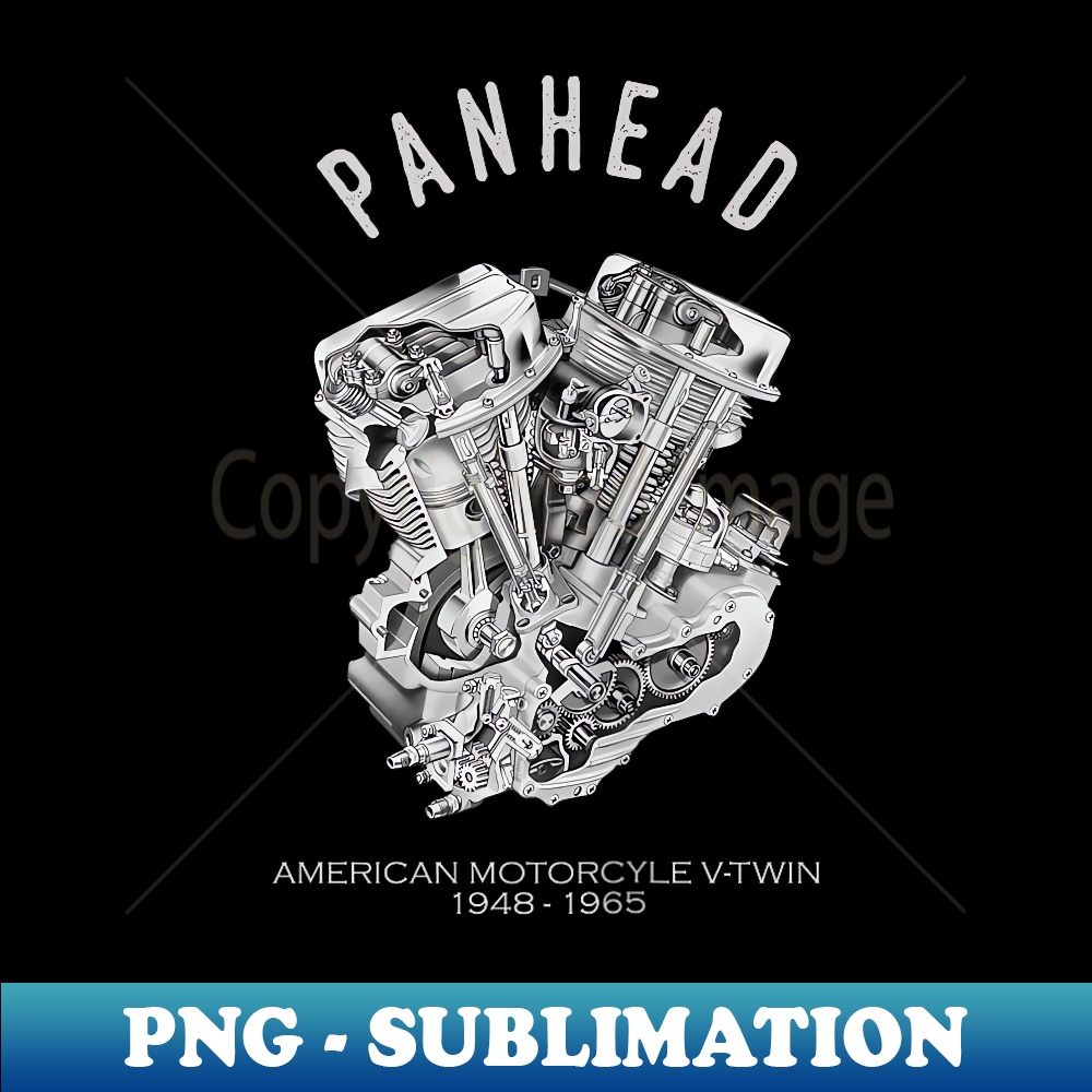 PanHead V-Twin Engine Cutaway Motorcycle 1948 Dark Colors - | Inspire ...