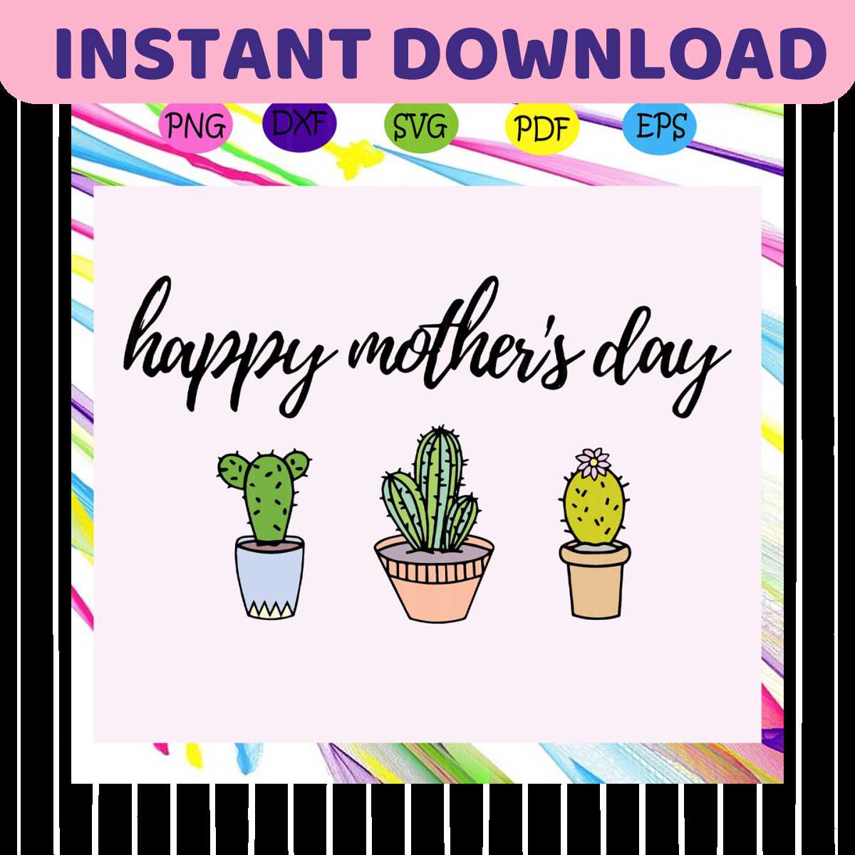 Happy mothers day svg, mothers day cactus,cactus svg, cactus | Inspire ...