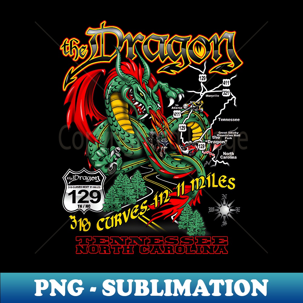 The Dragon 129 Tennessee and NC USA 318 Curves 11 Miles - Mo | Inspire ...