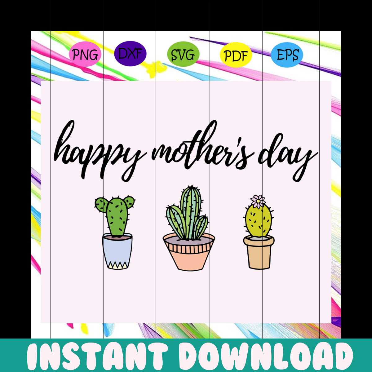 Happy mothers day svg, mothers day cactus,cactus svg, cactus | Inspire ...