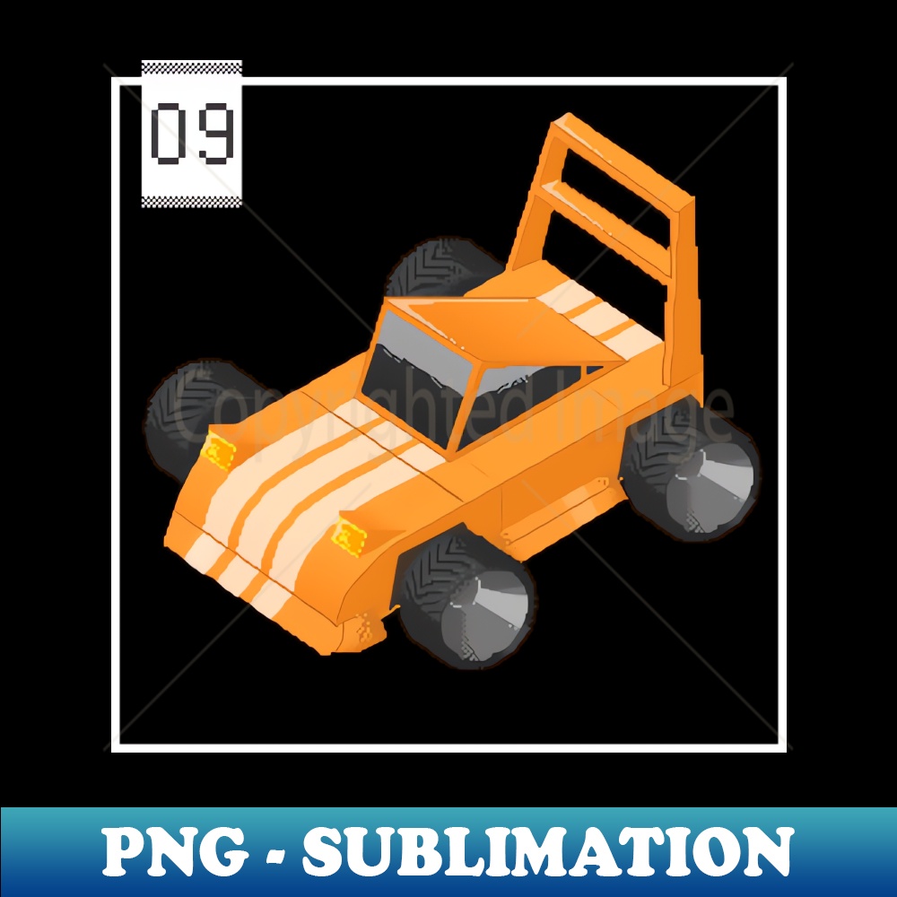 09 - Pixel Cars - Little Sonic - Unique Sublimation PNG Down | Inspire ...