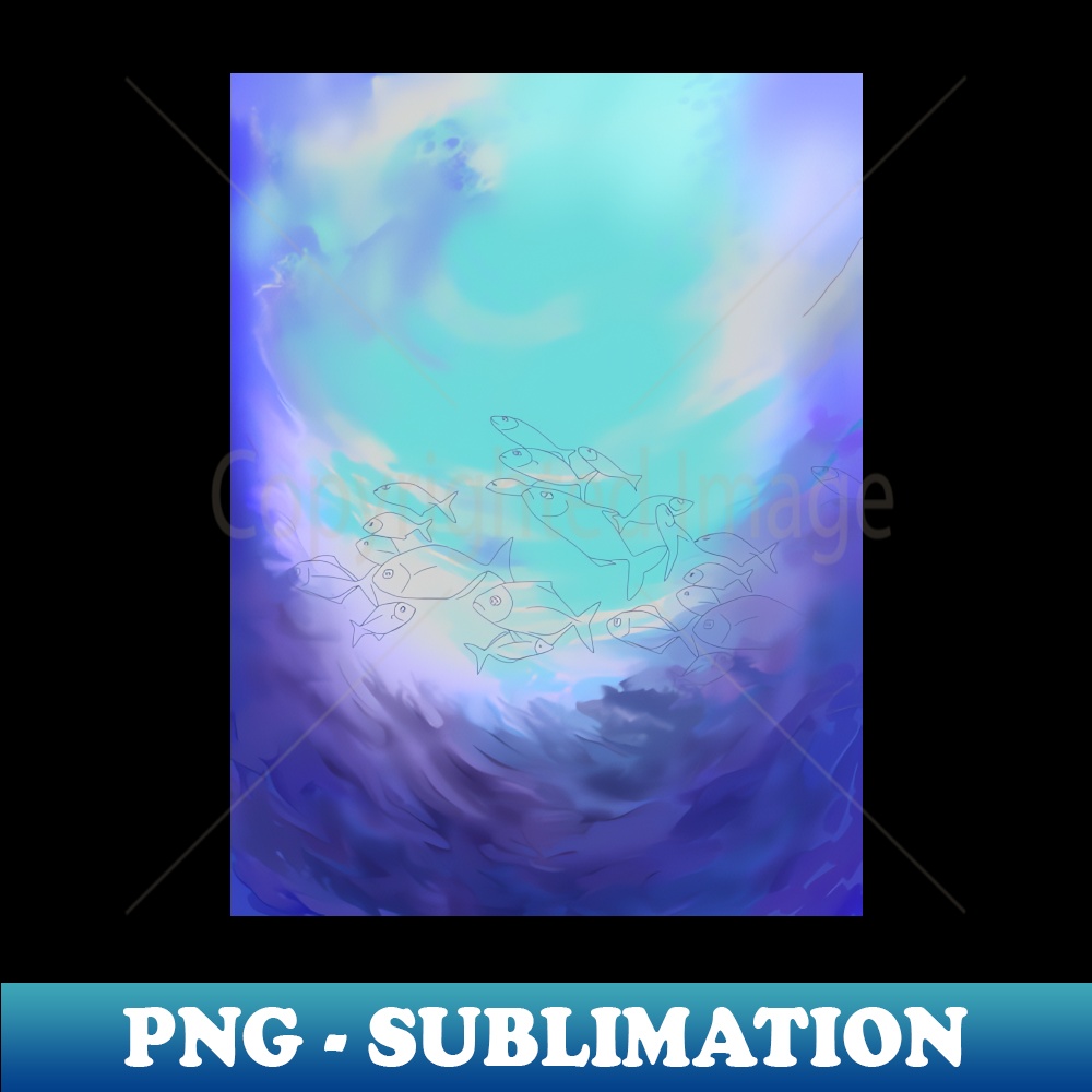 Blue depth - Aesthetic Sublimation Digital File - Defying th | Inspire ...