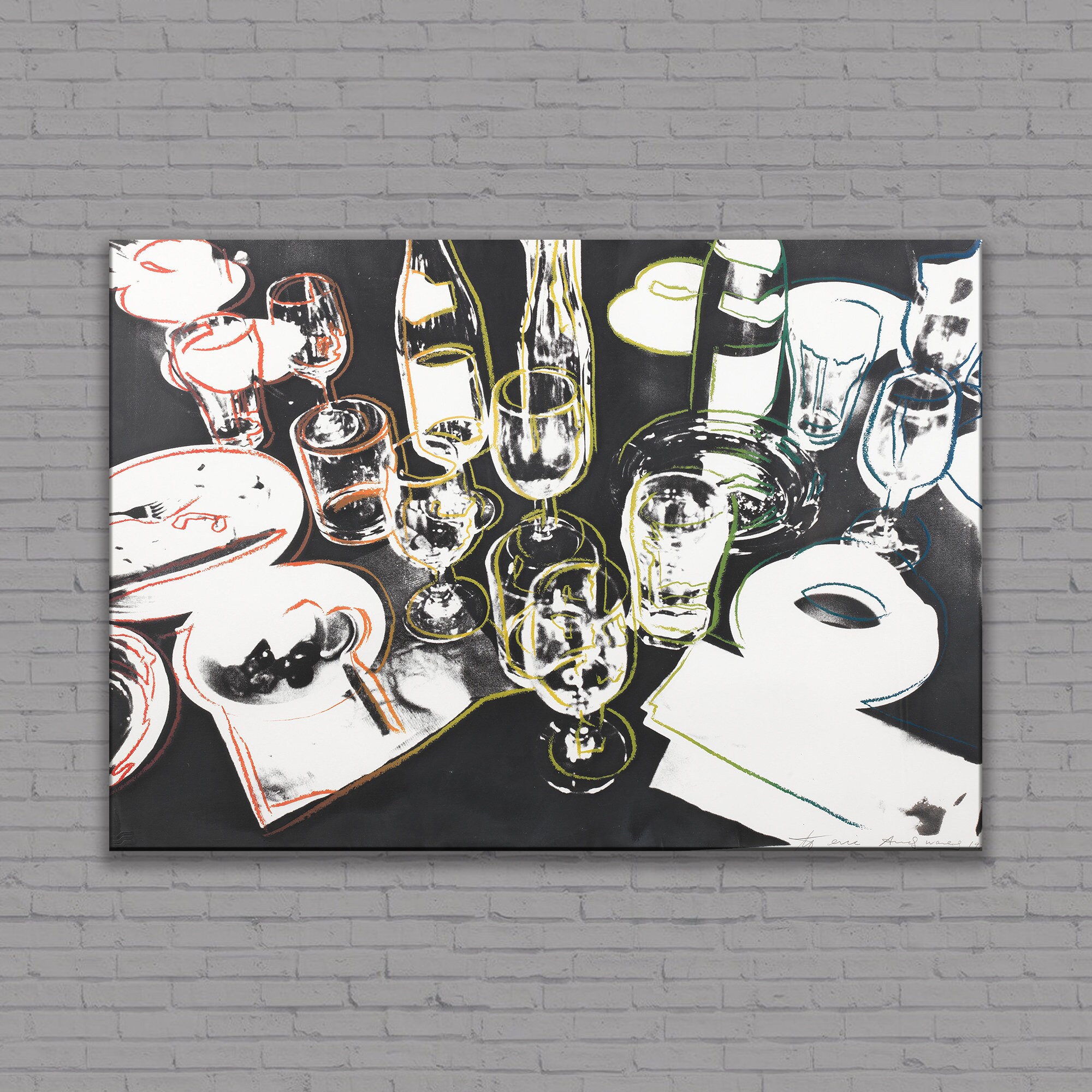 Andy Warhol After Party Canvas Painting, Andy Warhol After P | Inspire ...