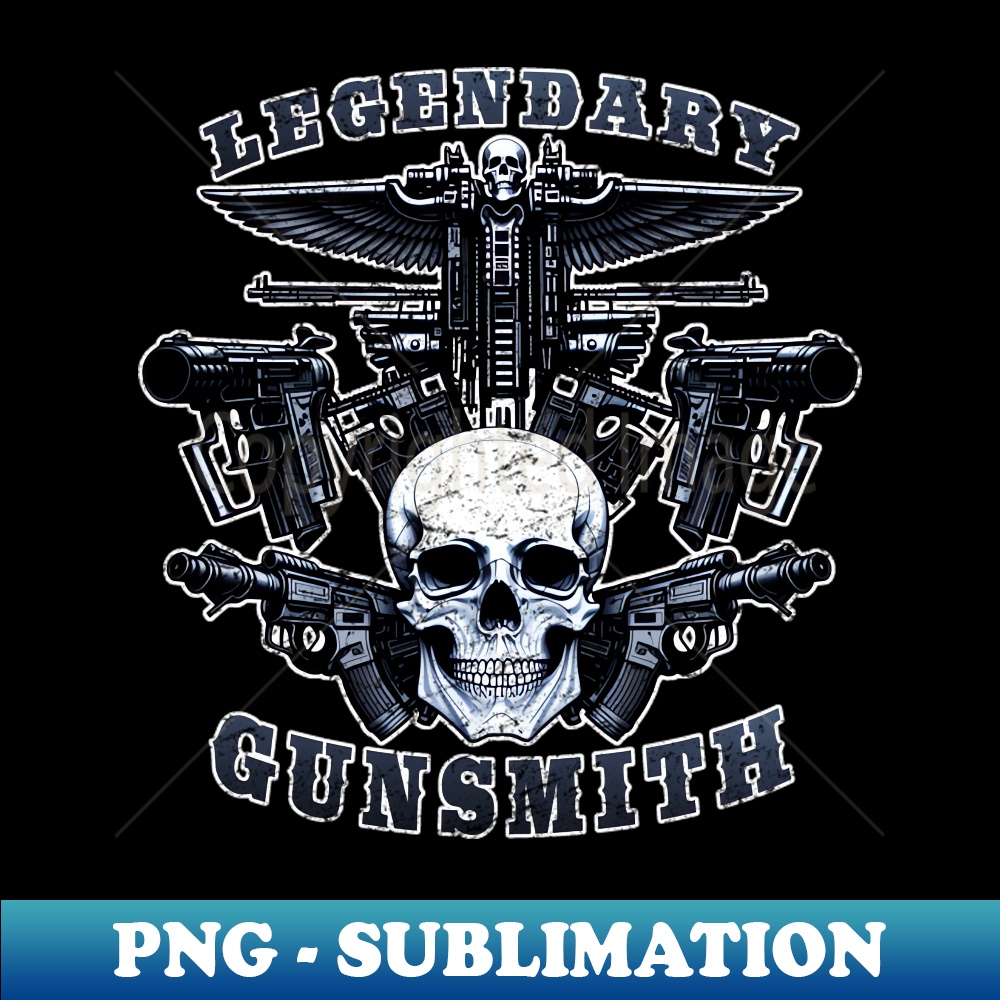 Legendary Gunsmith Skull Logo Military gift - High-Quality P | Inspire ...