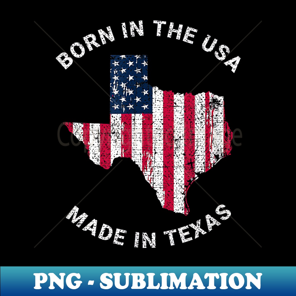 Born In The USA Flag Vintage State of Texas s Made-In - Prof | Inspire ...