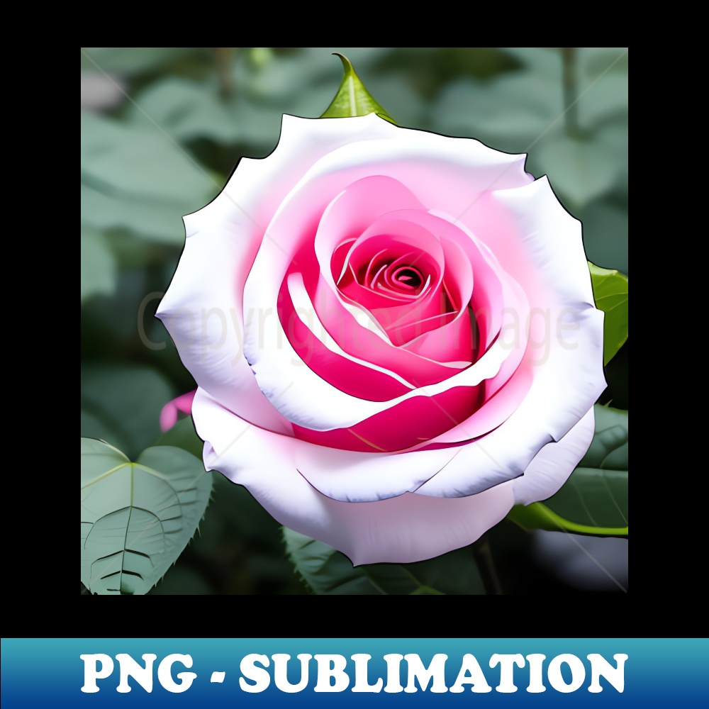 Large pink roses on a white base - PNG Transparent Sublimati | Inspire ...