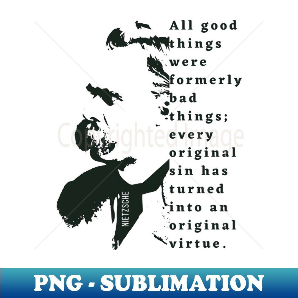 Nietzsche illustration and quote All good things were former | Inspire ...