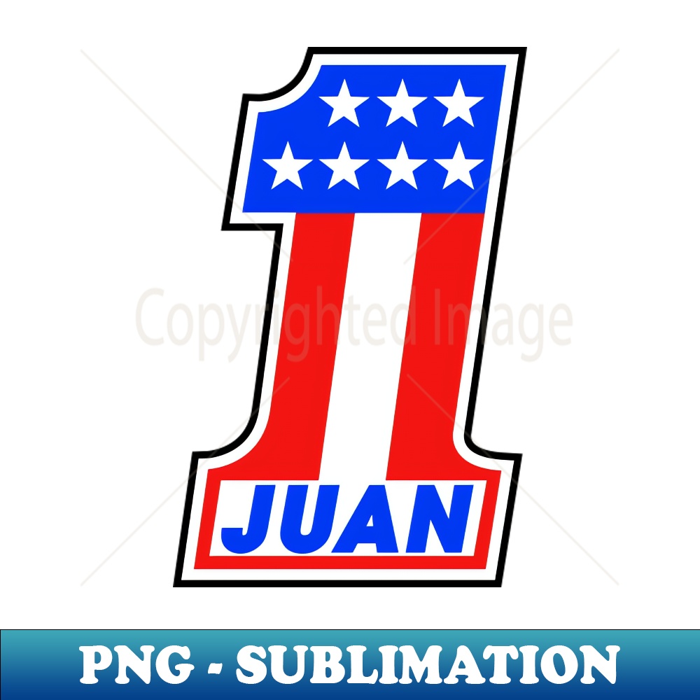 Juan Number 1 - Artistic Sublimation Digital File - Transfor | Inspire ...