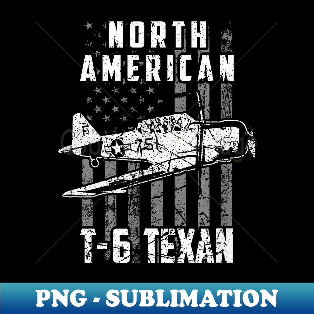 North American 6 Texan Warbird US Flag Vintage Aircraft - PN | Inspire ...