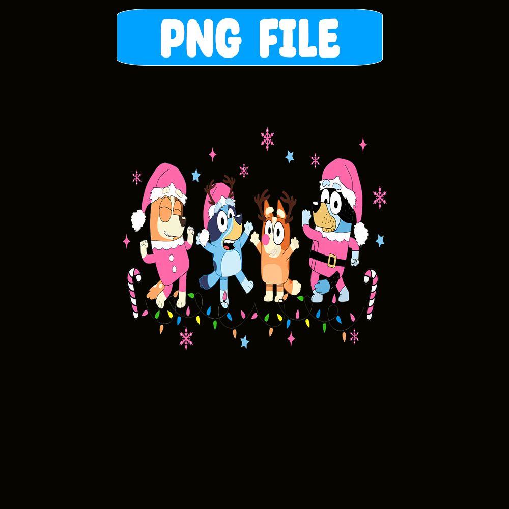 Bluey and family png - Inspire Uplift