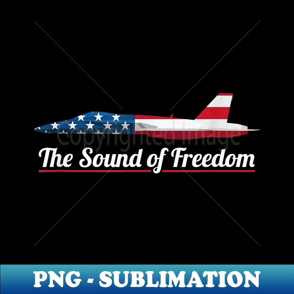 Patriotic US Military Fighter Jet Noise Sound of Freedom Art - Inspire ...
