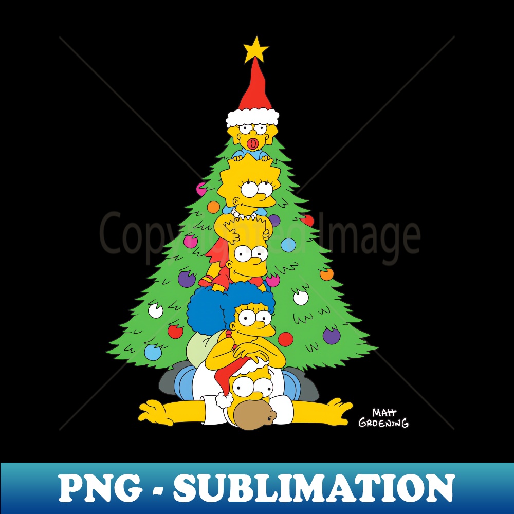Simpsons Christmas Tree