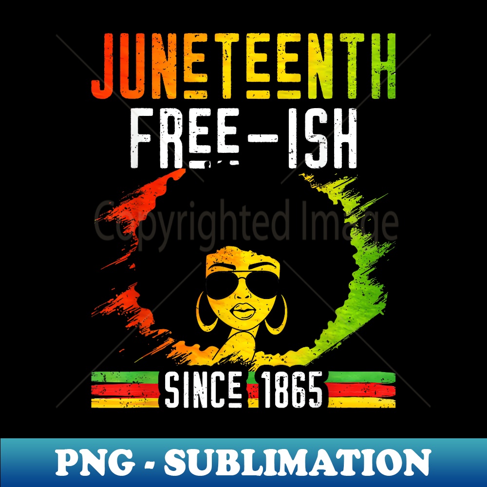 Juneteenth Free-Ish Since 1865 Africa Black American Us Usa | Inspire ...