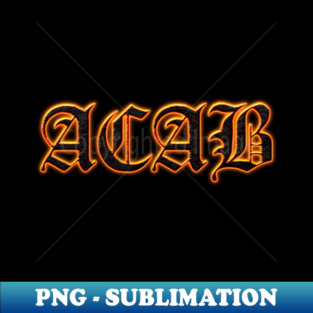 ACAB - Elegant Sublimation PNG Download - Unlock Vibrant Sub | Inspire ...