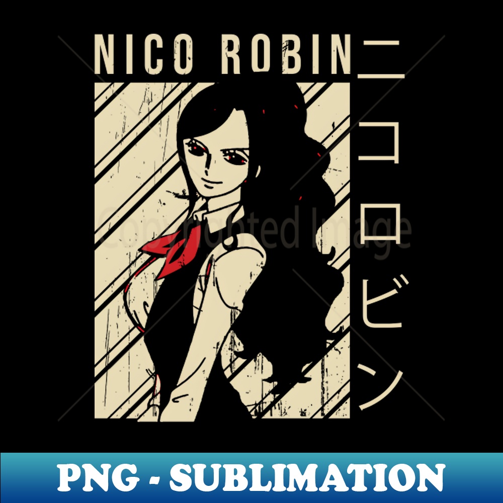 Nico Robin - PNG Transparent Sublimation Design - Unlock Vib | Inspire ...
