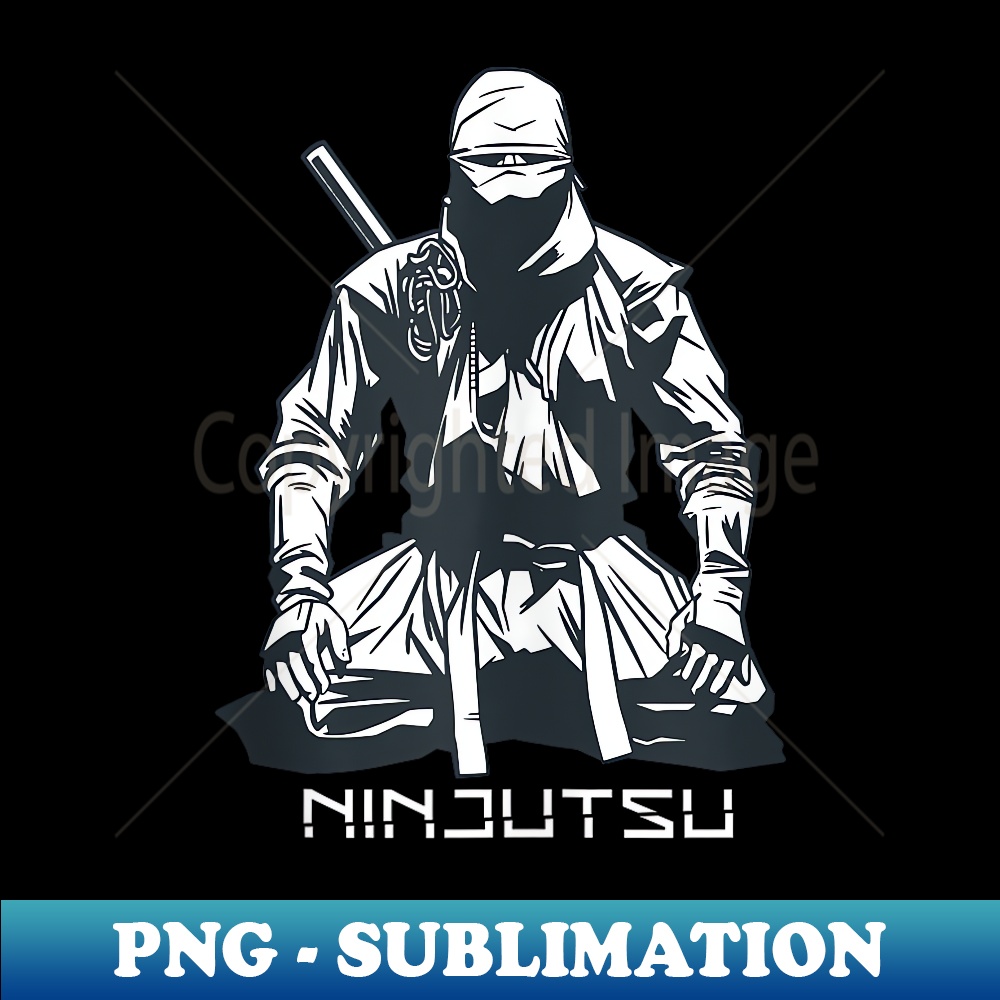 Ninjutsu sitting ninja - Signature Sublimation PNG File - Un | Inspire ...
