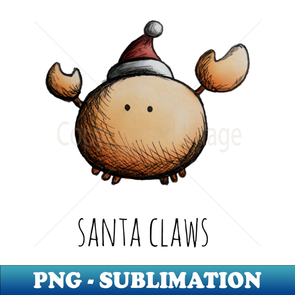 Santa Claws - PNG Transparent Digital Download File for Subl | Inspire ...