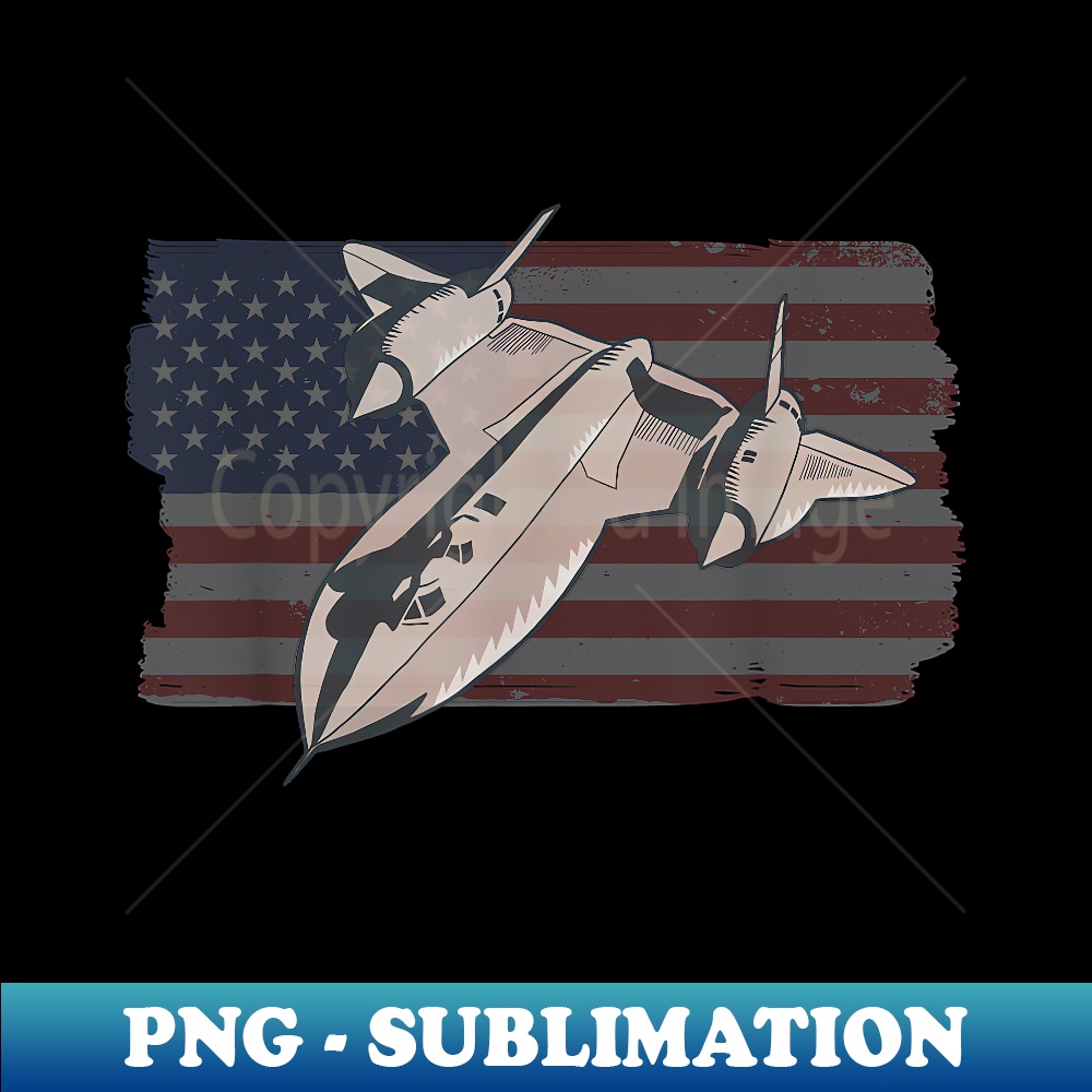 Military Aircraft SR-71 Blackbird USAF Pilot US Flag - Decor | Inspire ...