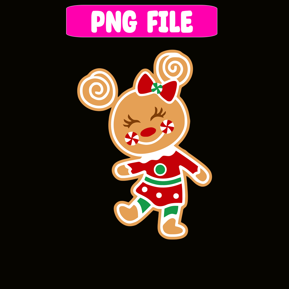 Minnie mouse gingerbread svg | Inspire Uplift