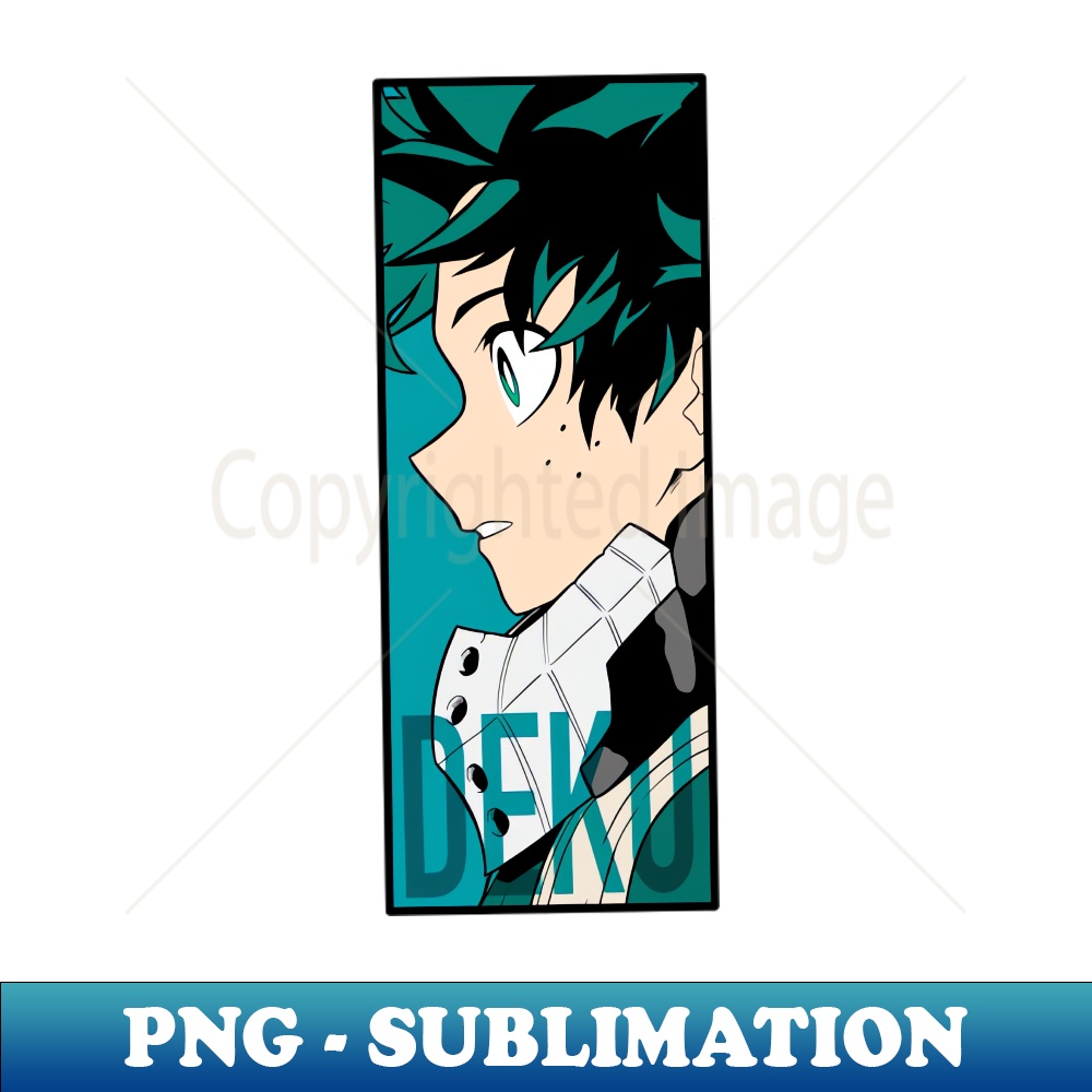 Deku Side Profile - Elegant Sublimation PNG Download - Unlea | Inspire ...