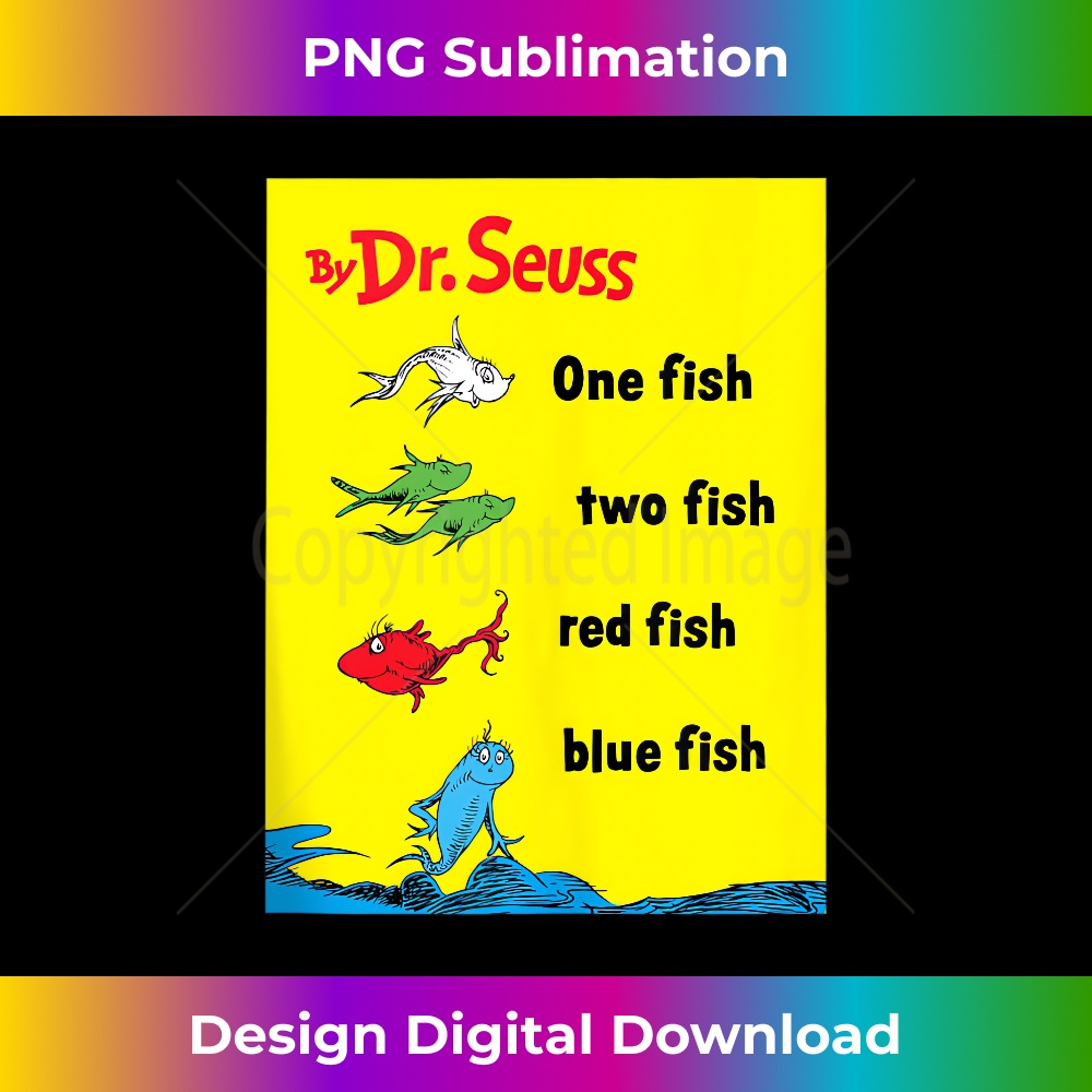 Dr. Seuss One Fish Two Fish Book Cover Tank Top - Bespoke Su - Inspire ...