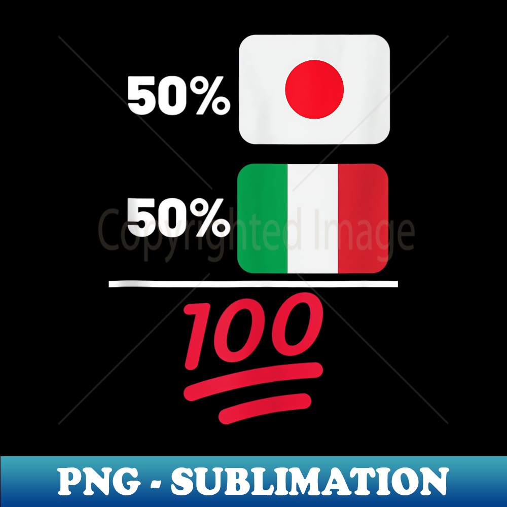 Japanese Plus Italian Mix Heritage Flag - PNG Transparent Di | Inspire ...