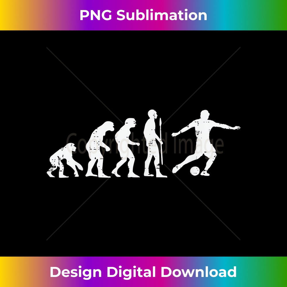 Human Evolution Soccer Funny Football Player Coach Men Women - Inspire ...