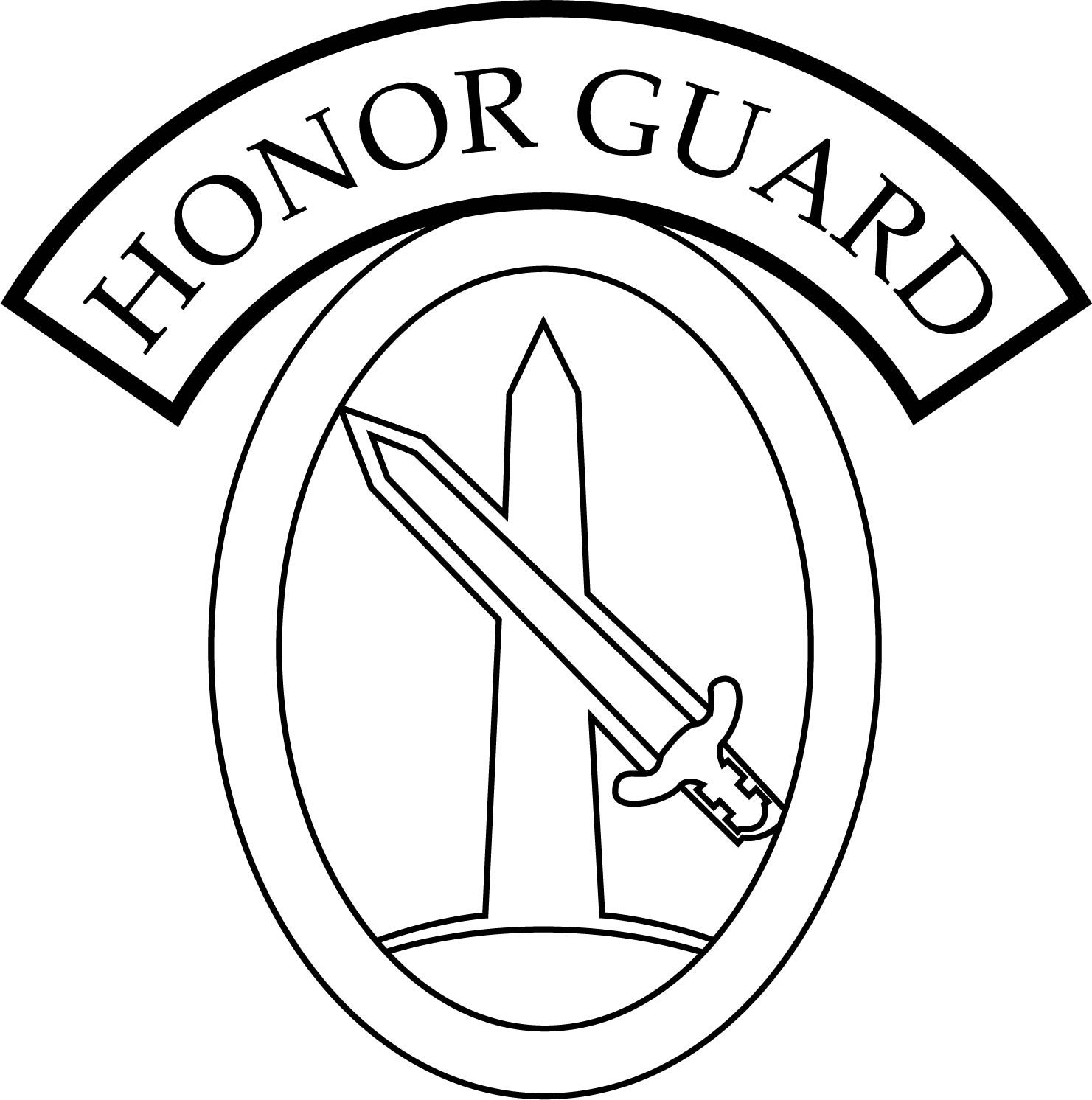US HONOR GUARD VECTOR FILE SVG DXF EPS PNG JPG FILE | Inspire Uplift
