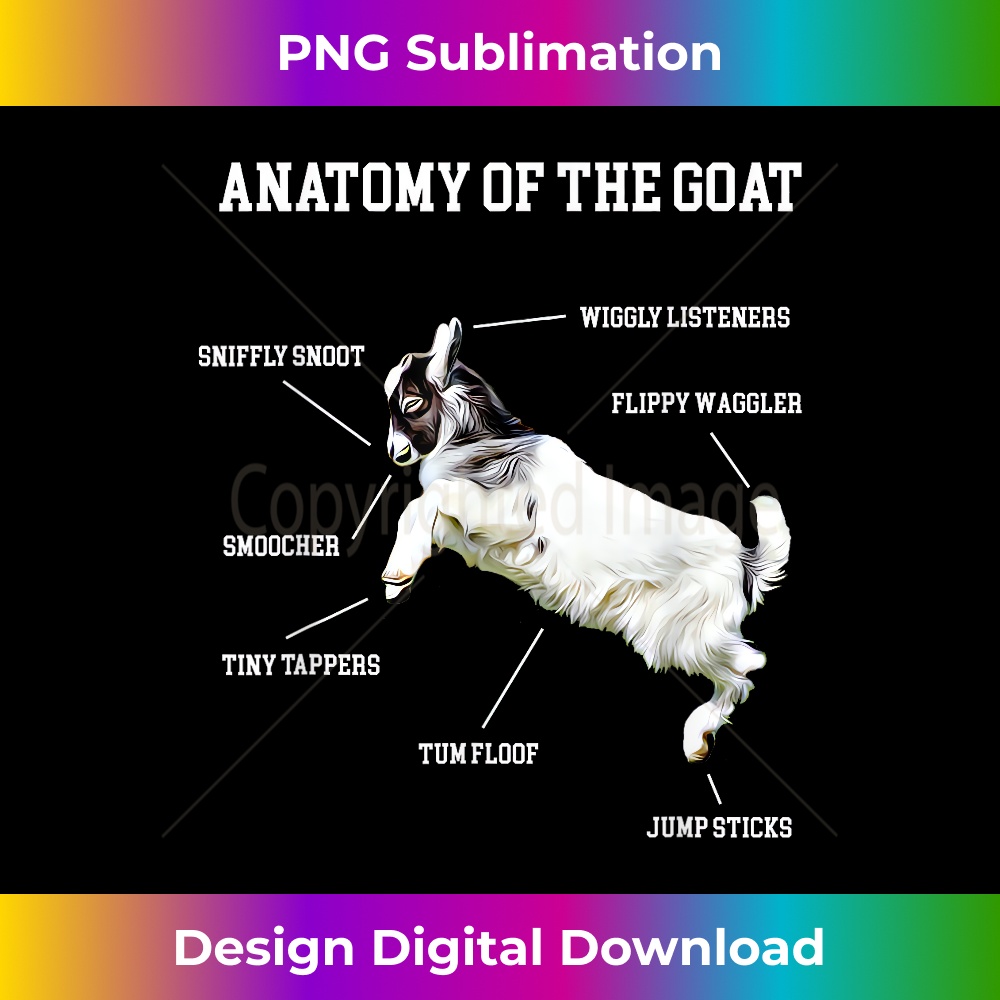Anatomy Of The Goat Baby Kid Cute Animal Lover Floof - Urban | Inspire ...