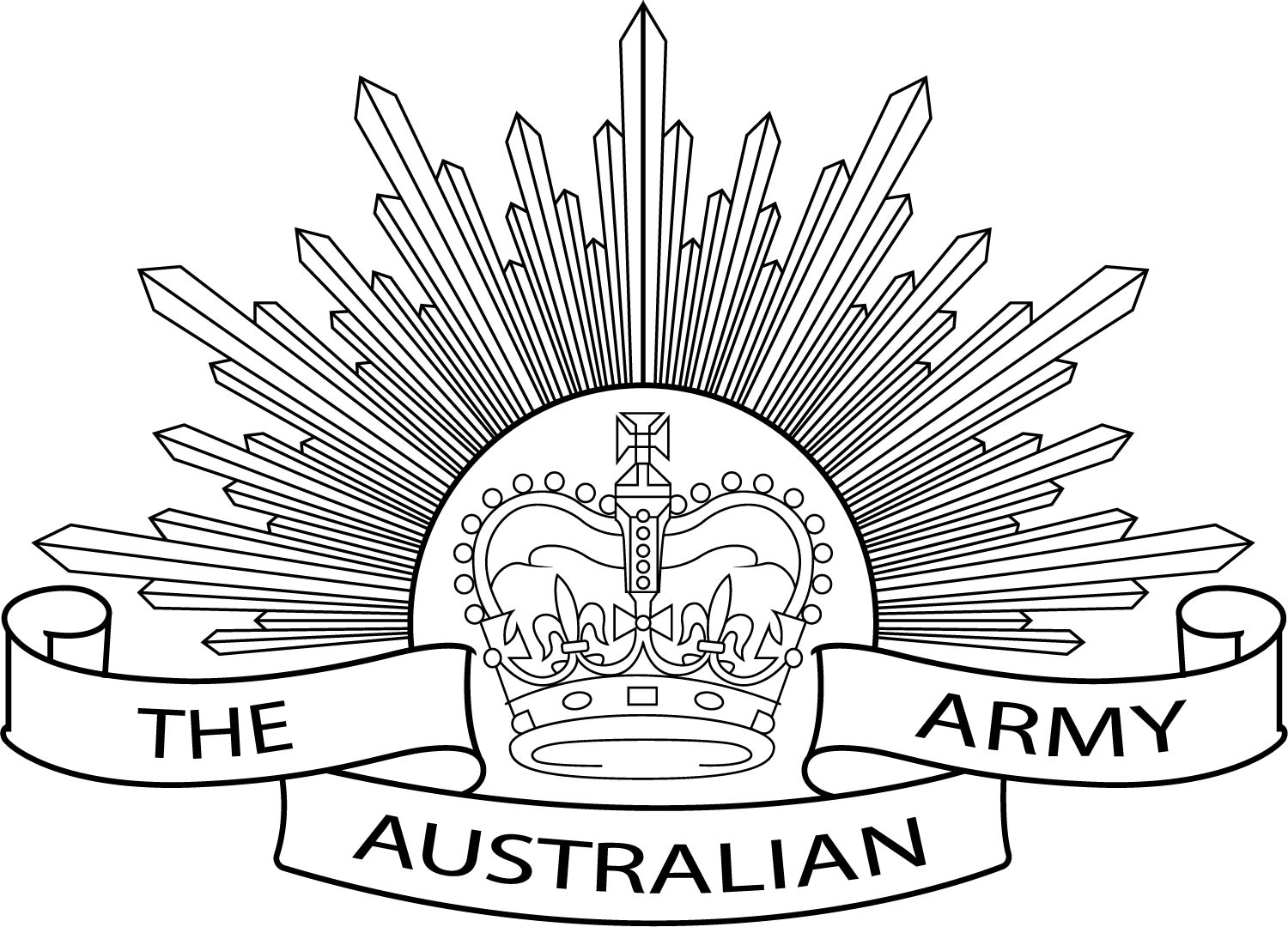 AUSTRALIAN ARMY MILITARY PATCH VECTOR FILE SVG DXF EPS PNG J | Inspire ...