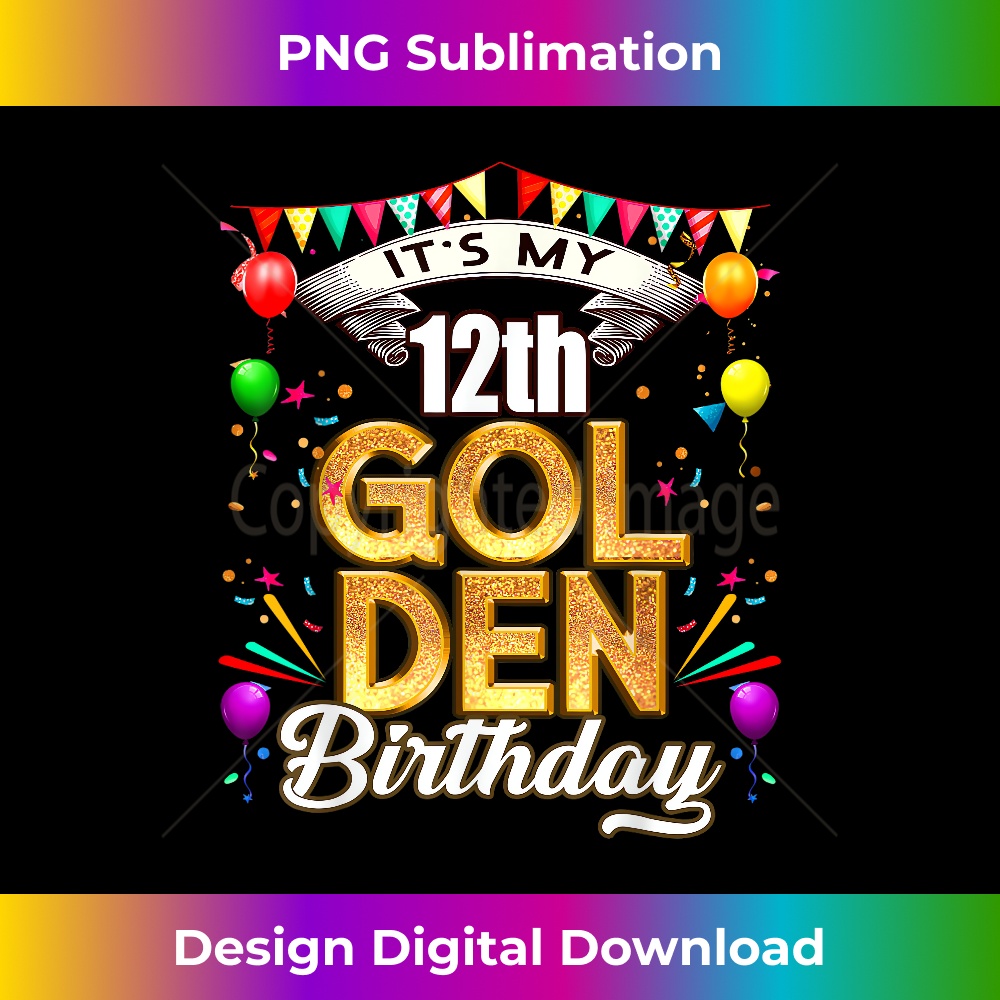 Golden Birthday It's My 12th Birthday Decorations - Urban Su | Inspire ...