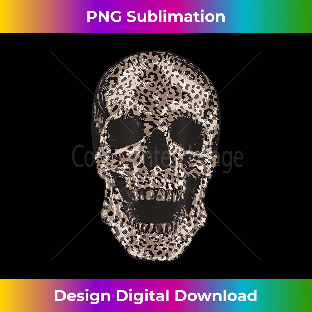 Cool Leopard Print Skull Funny Animal Skin Head Bone Gift - | Inspire ...