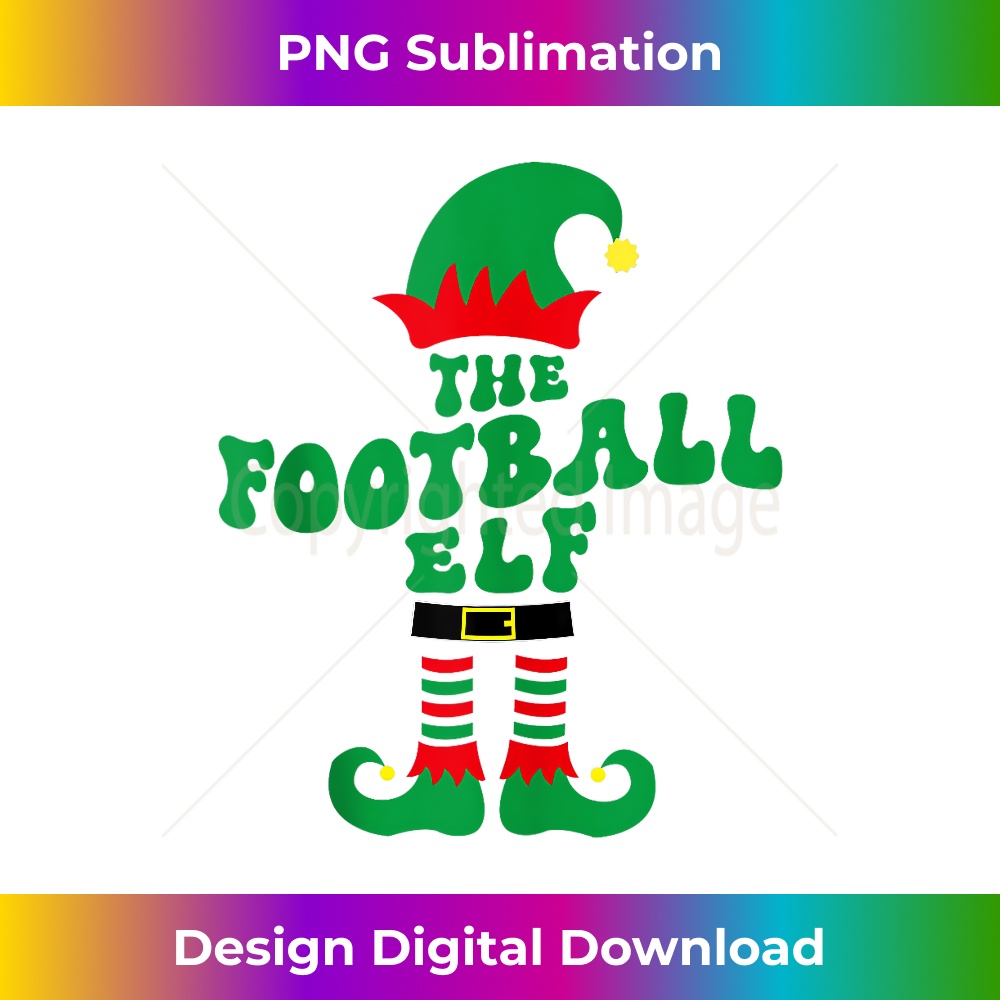 Football Elf Family Christmas Matching Member Group Pjm Tank | Inspire ...