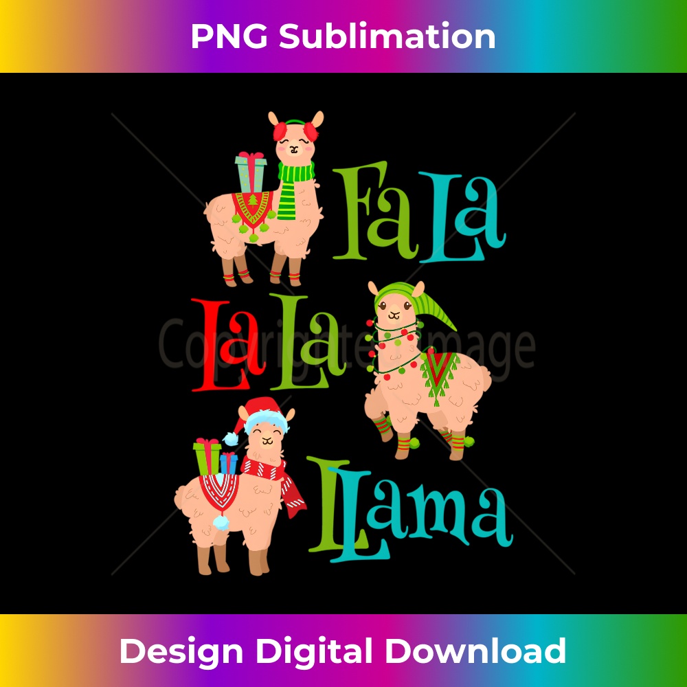 Fa La Llama Long Sleeve - Chic Sublimation Digital Download | Inspire ...