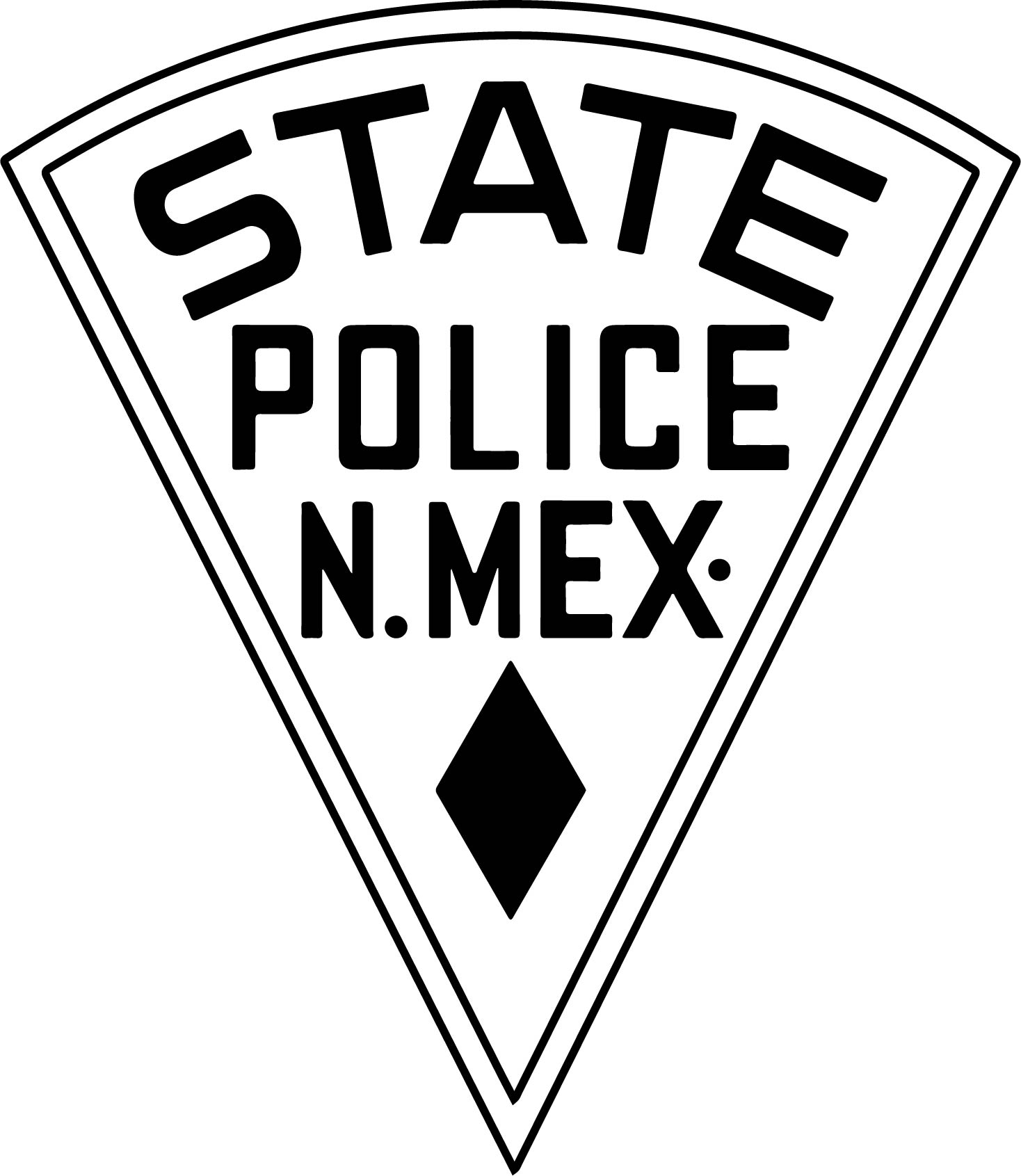 STATE POLICE N. MEX. PATCH VECTOR FILE 2 SVG DXF EPS PNG JPG - Inspire ...