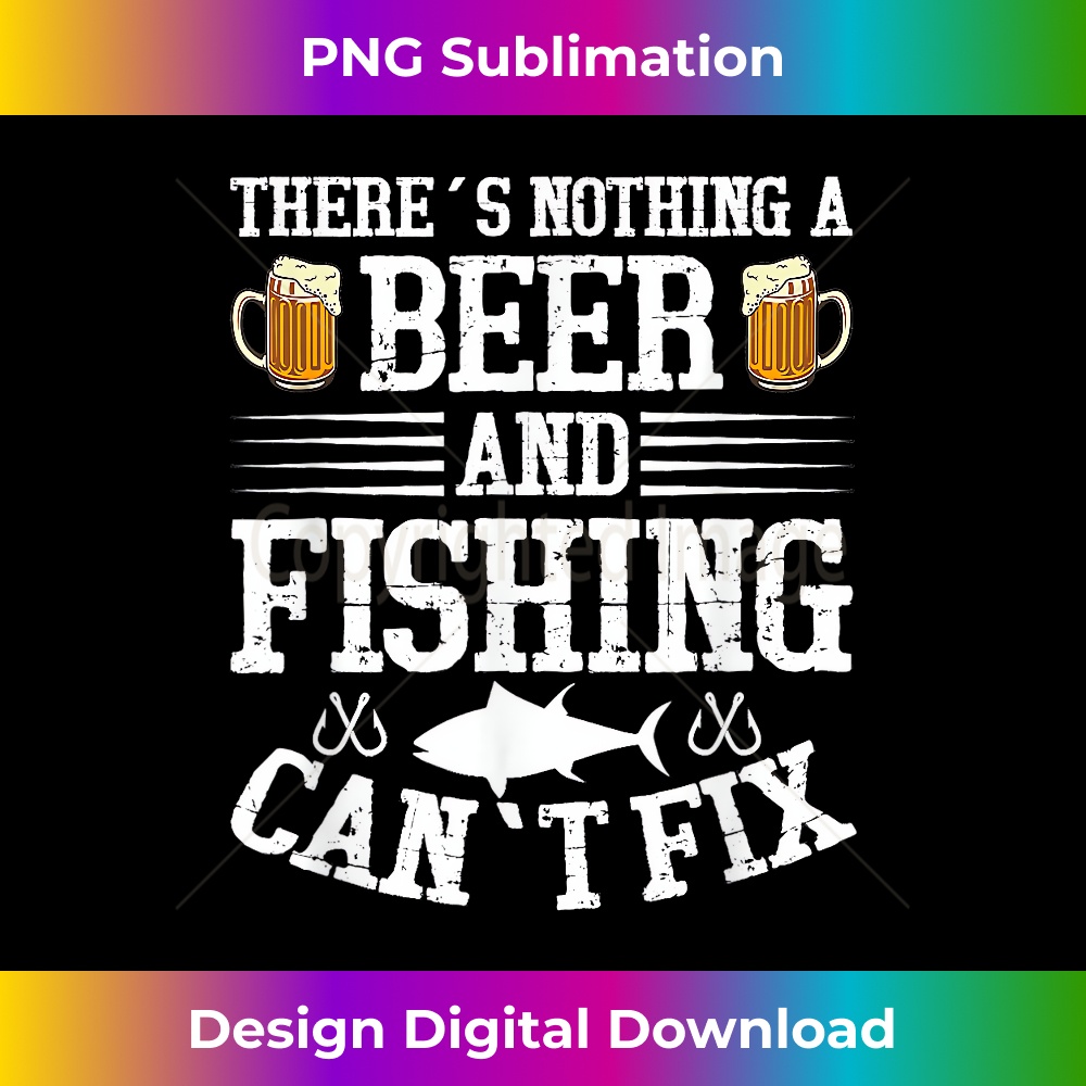 Funny Fishing There's Nothing A Beer And Fishing Can't Fix - | Inspire ...