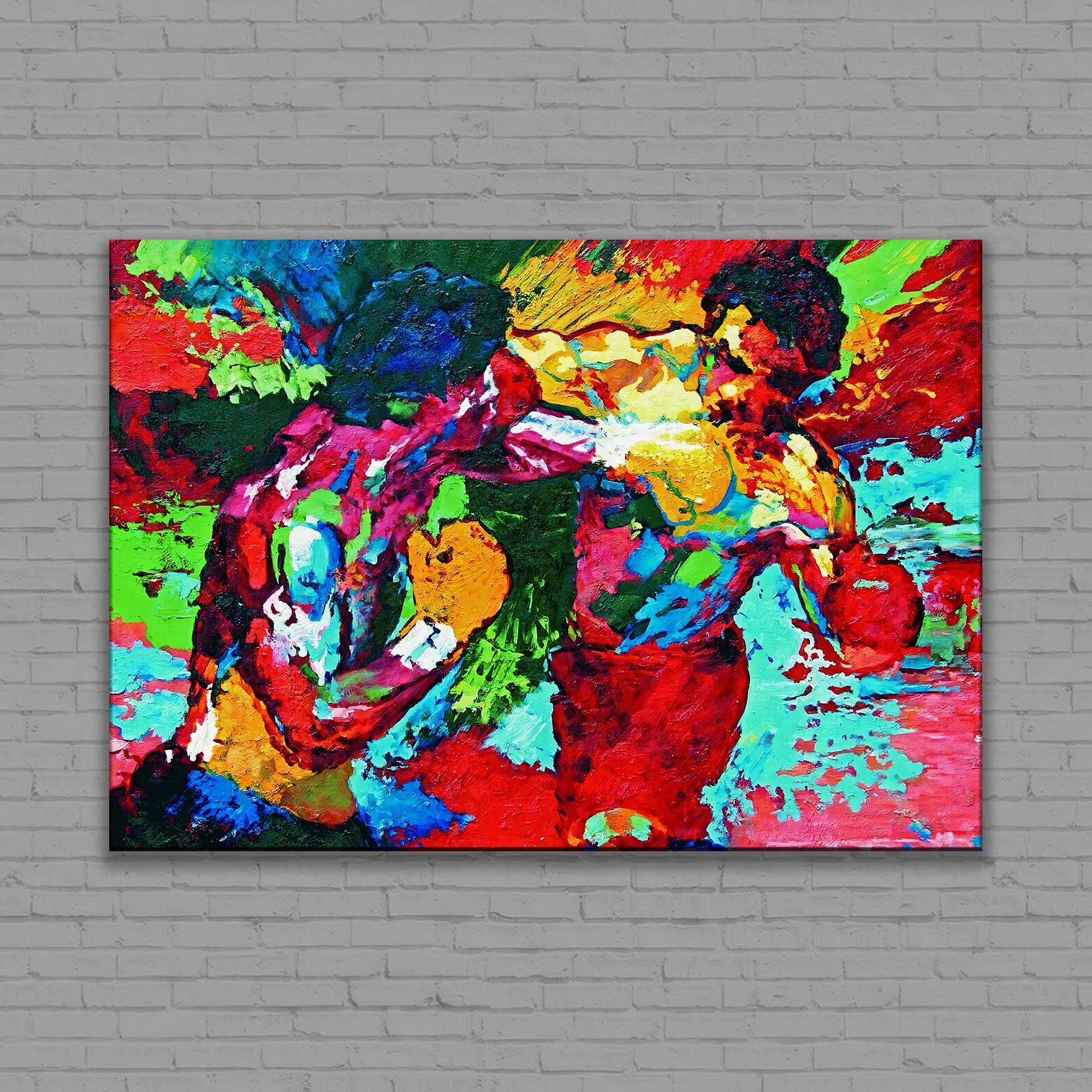 Leroy Neiman Rocky Balboa and Apollo Creed, Gym & Sports Roo | Inspire ...