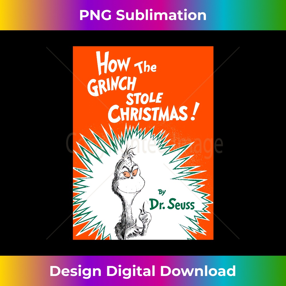 Dr. Seuss How the Grinch Stole Christmas Book Cover Long Sle - Inspire ...
