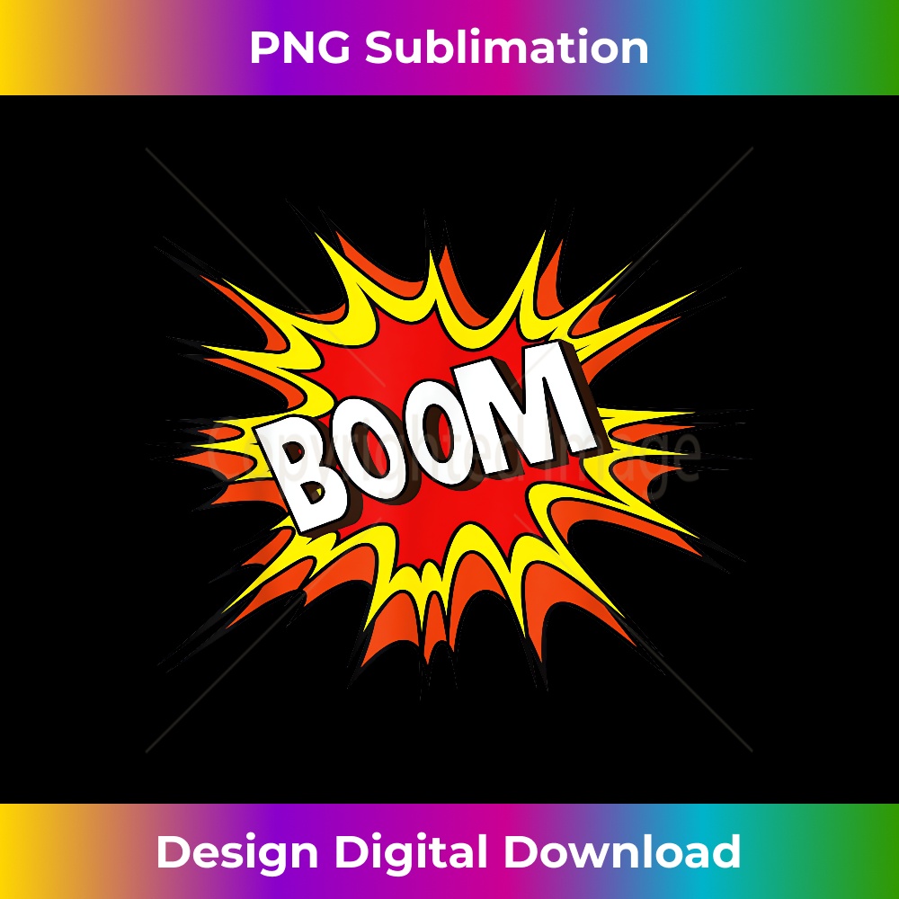 BOOM! Iconic Comic Tee Fun - Eco-Friendly Sublimation PNG Do | Inspire ...