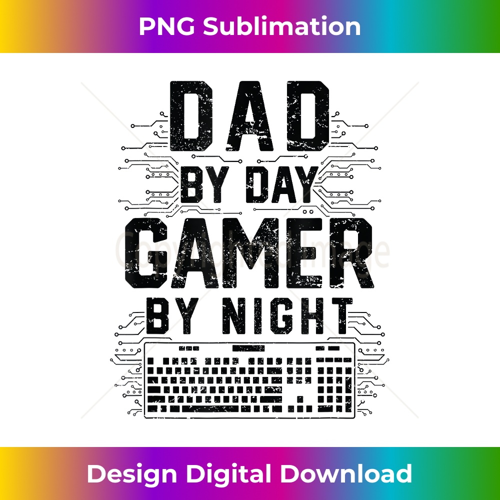 Dad By Day Gamer By Night, Funny Father's Day Gaming gift - - Inspire ...