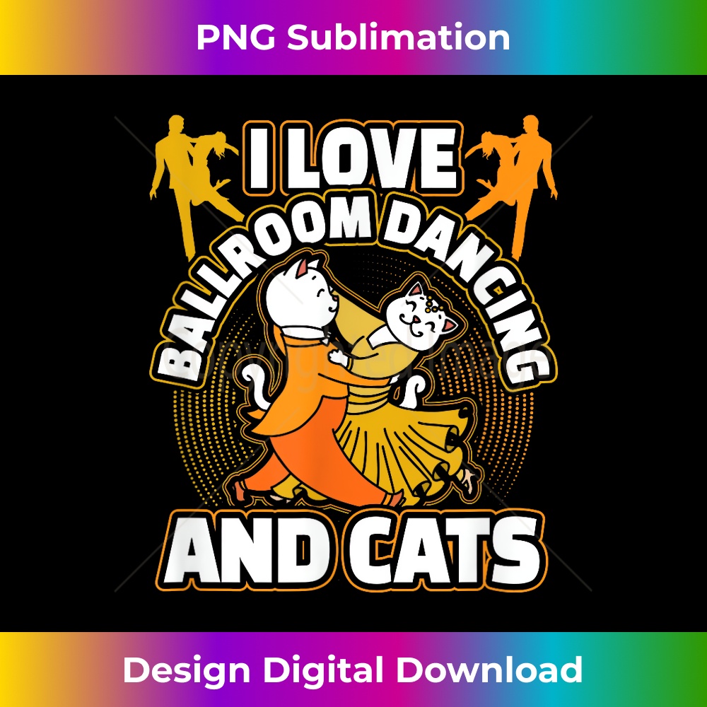 I Love Ballroom Dancing & Cats Kitty Cat Swing Latin Gift - | Inspire ...