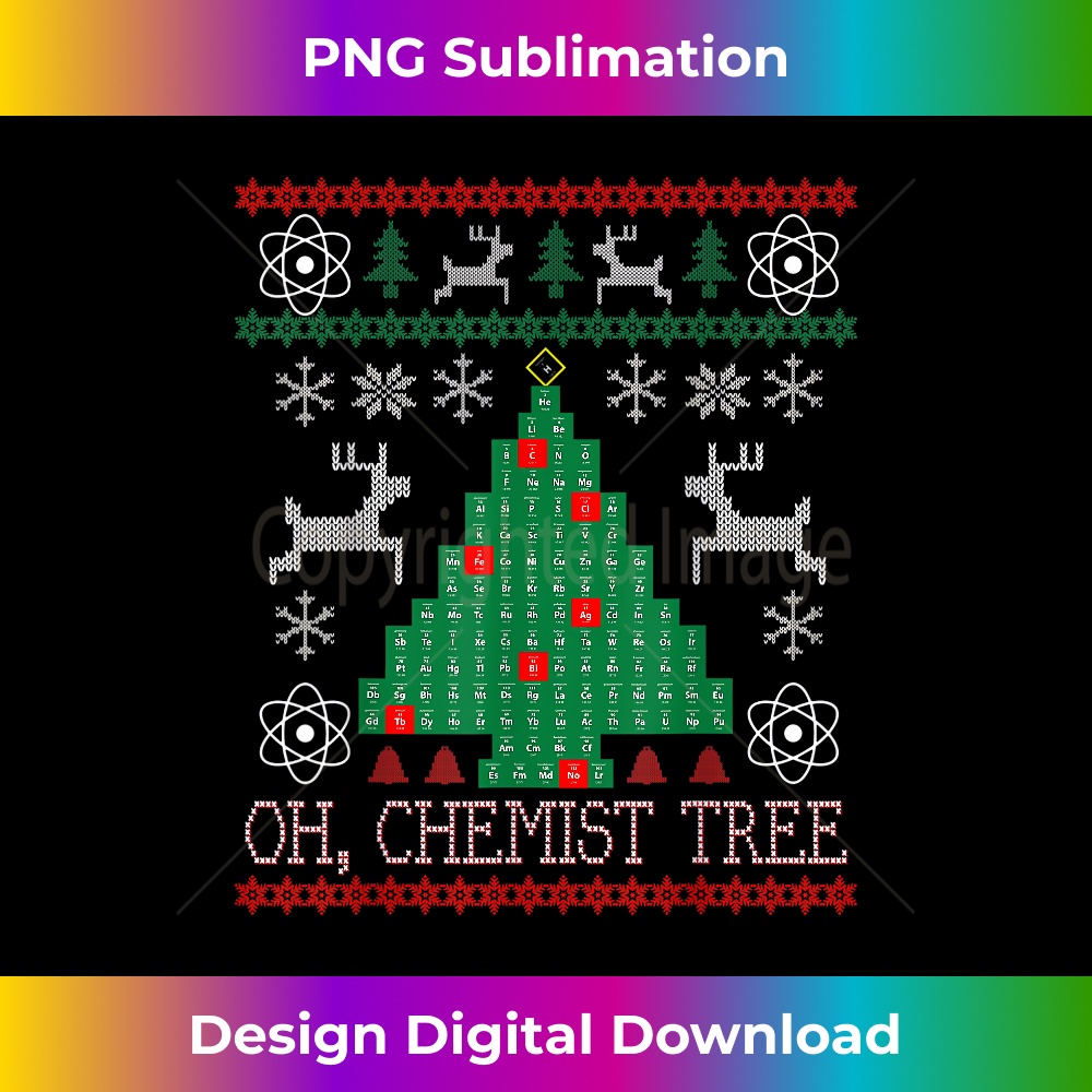 Christmas Chemistry Science Periodic Table Chemist Tree Gift | Inspire ...