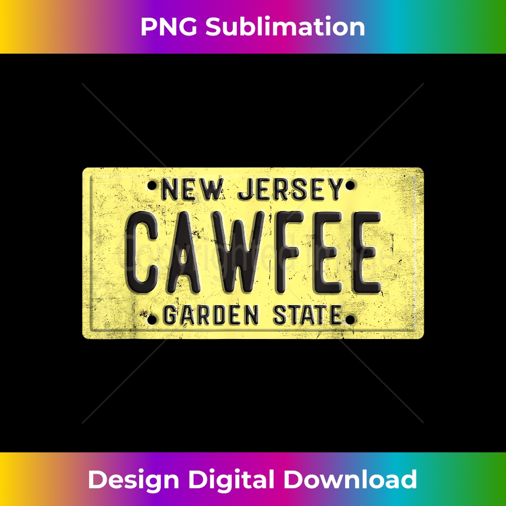 Cawfee NJ New Jersey Retro License Plate Need Coffee Lover - | Inspire ...