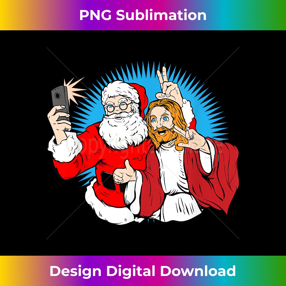 Christmas - Jesus Christ and Santa Selfie - Urban Sublimatio | Inspire ...