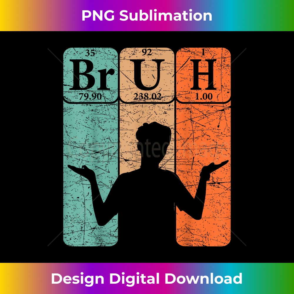 Bruh Periodic Table Elements Bro Slang Bruh Meme Vintage - S - Inspire ...