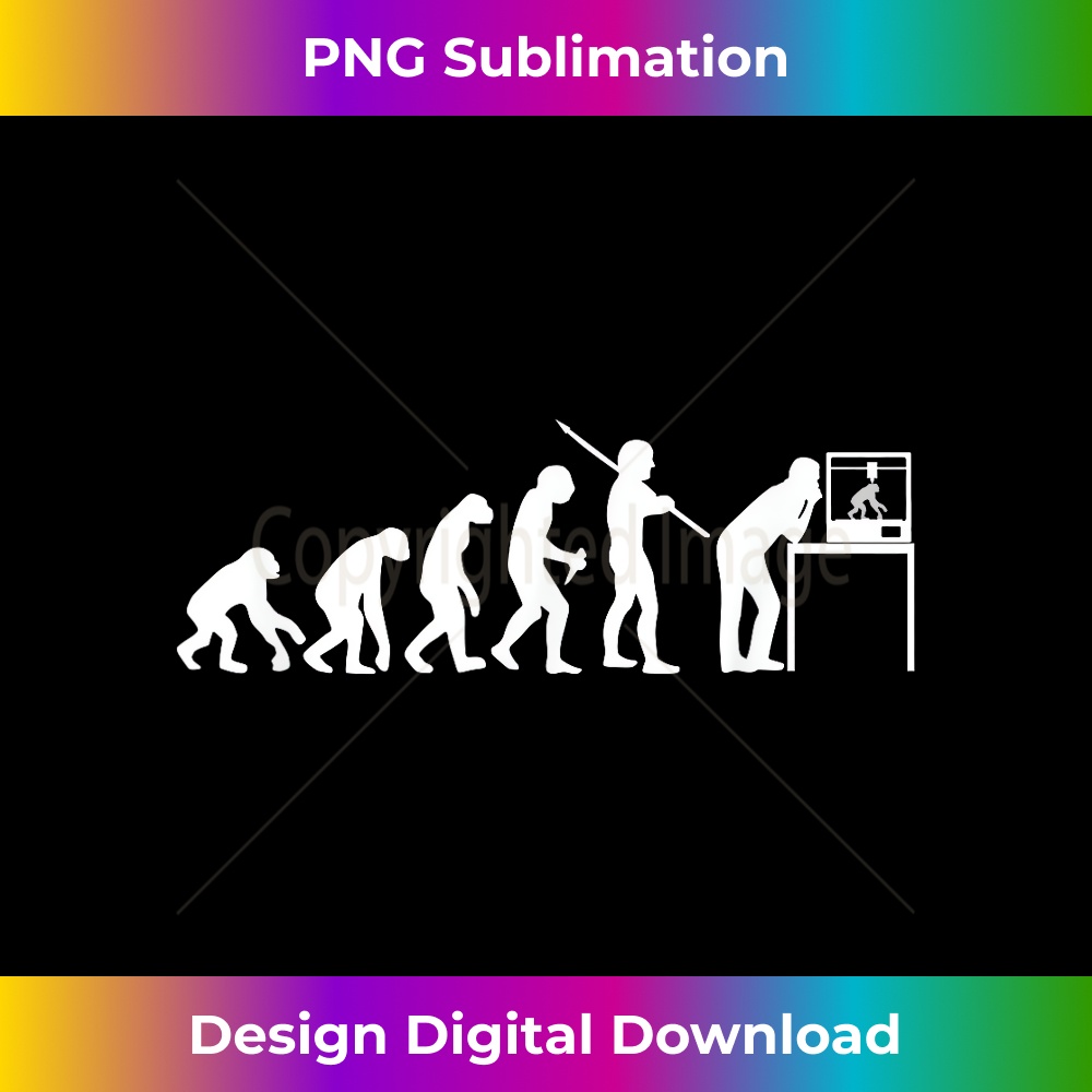 Funny 3D Printing Evolution 3D Printer Joke Gift For Men - F | Inspire ...