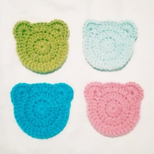 Bear Coasters Crochet pattern, digital file PDF, digital pat | Inspire ...