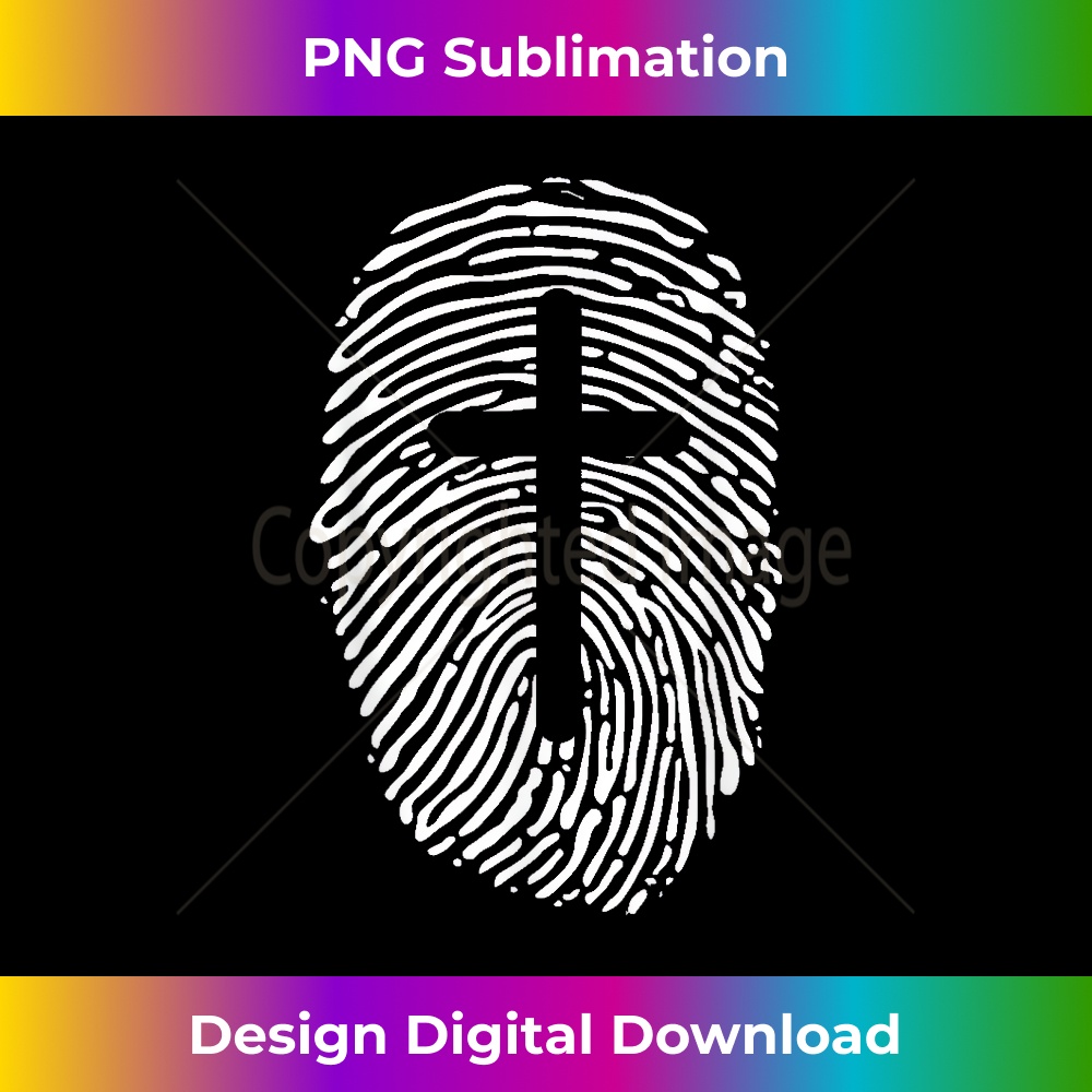 Finger Print Of God Religious Christian Finger Print Cross - - Inspire ...