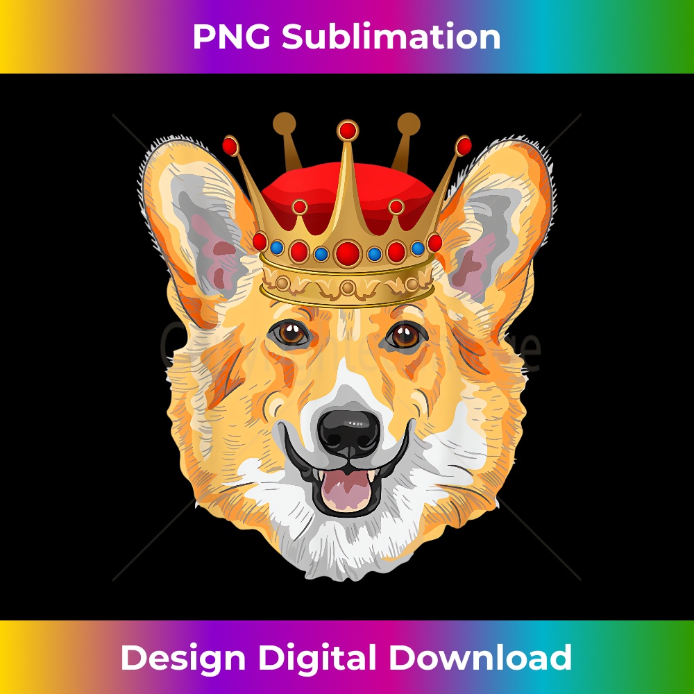 British Corgi Dog Queen With Crown On Head Pet Lover - Timel | Inspire ...